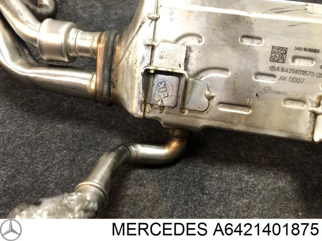 A6421401875 Mercedes | Радиатор системы egr рециркуляции выхлопных ...