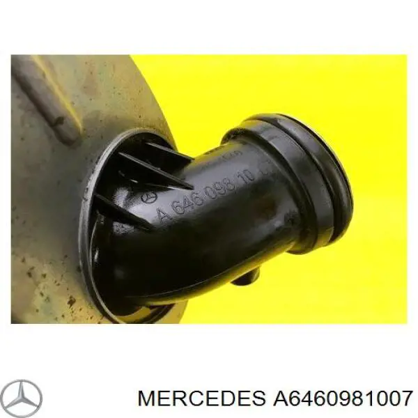 A646098100705 Mercedes патрубок воздушный, выход из турбины/компрессора