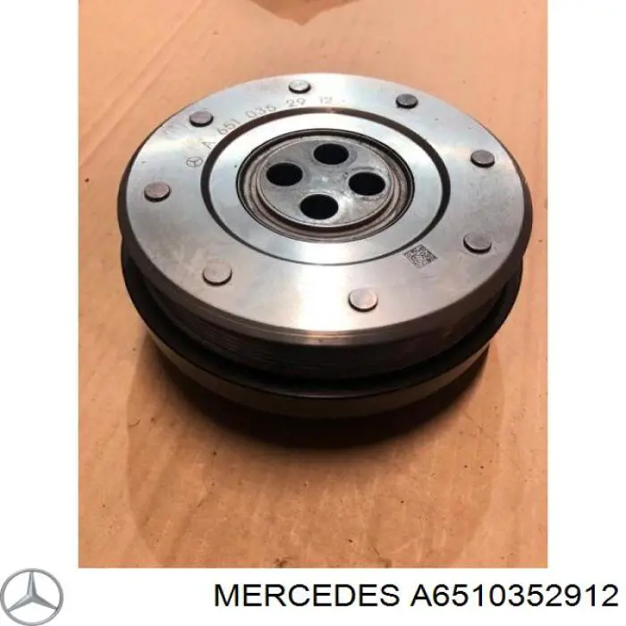 A6510352912 Mercedes шкив ремня приводного