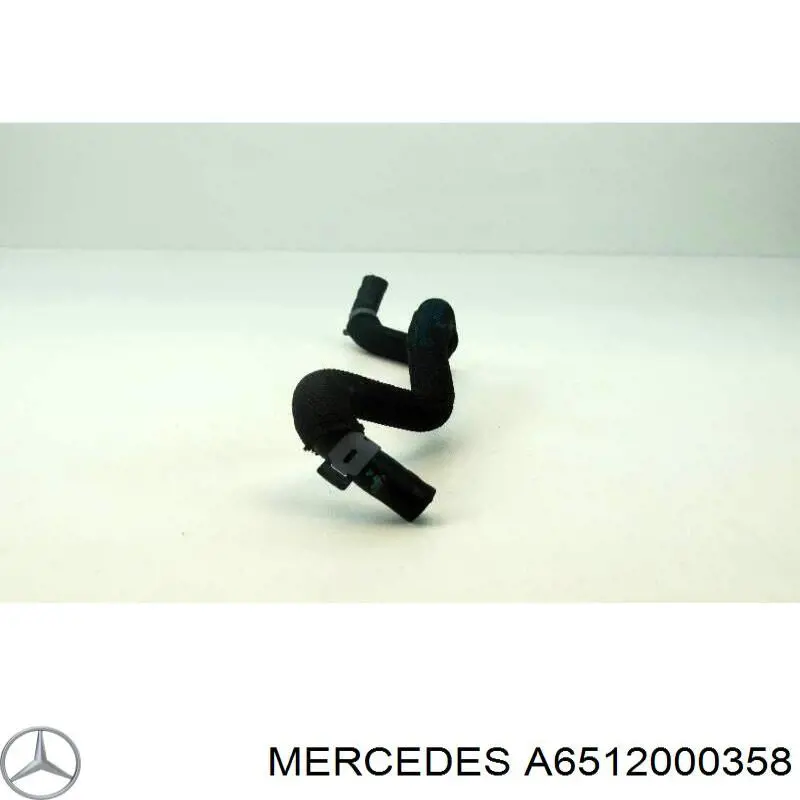 A6512000358 Mercedes патрубок термостата