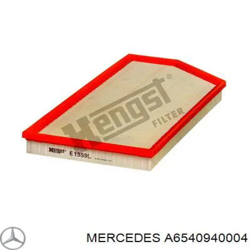 A6540940004 Mercedes | Фильтр воздушный A 654 094 00 04 купить на Avto.pro