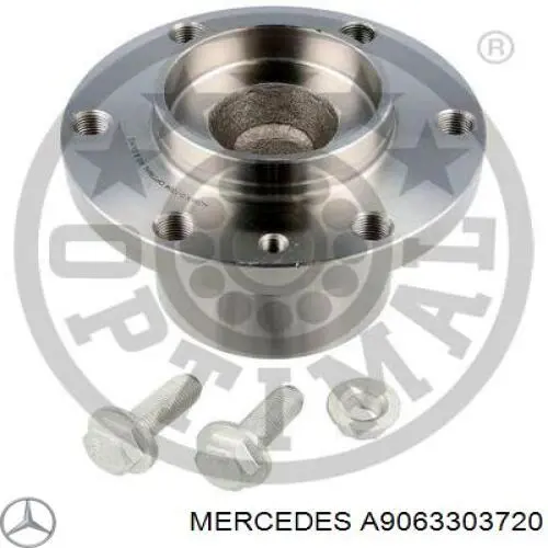 A9063303720 Mercedes | Цапфа (поворотный кулак передний правый) A 906 ...