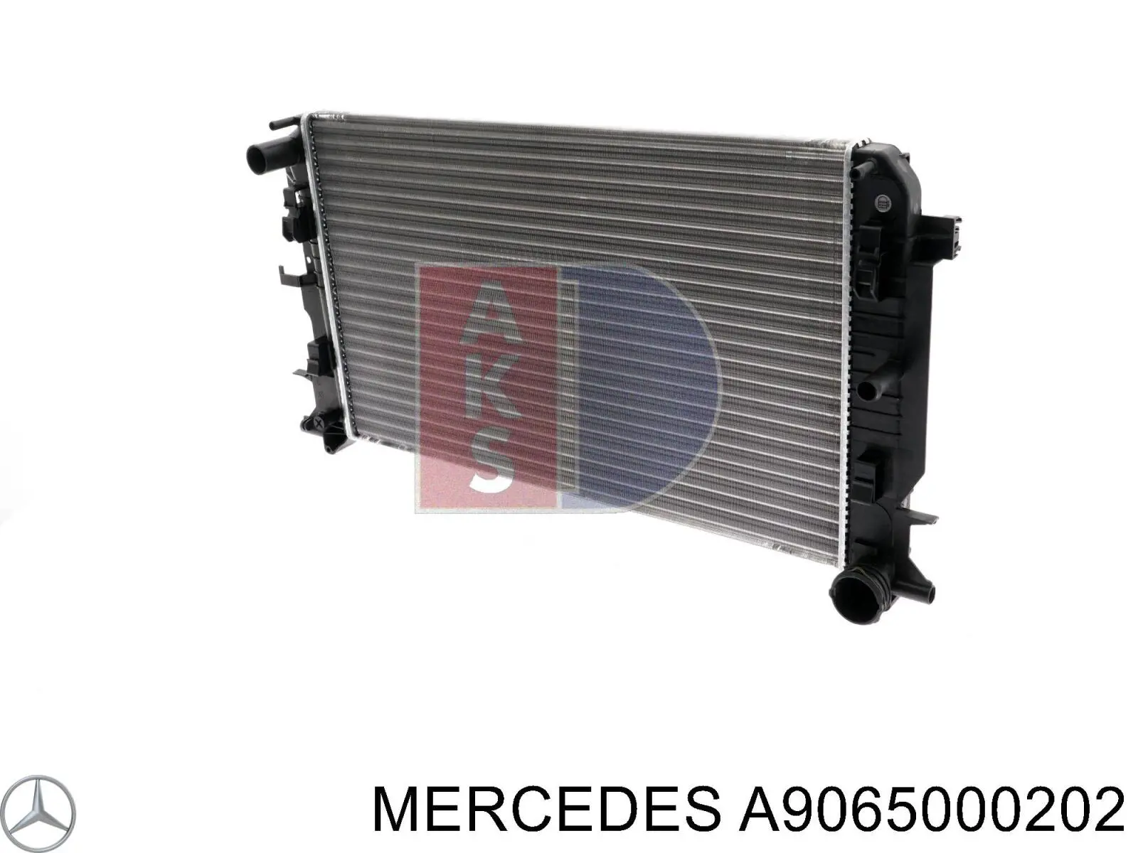 A9065000202 Mercedes | Радиатор охлаждения двигателя A 906 500 02 02 ...