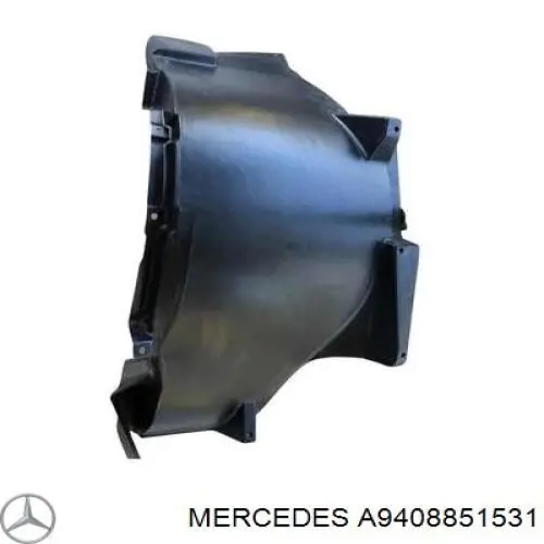 A9408851531 Mercedes 87-18543-sx_кронштейн бампера! правый \ mb axor