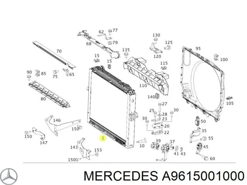 A9615001000 Mercedes | купить на Avto.pro