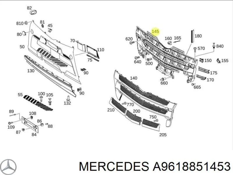 A9618851453 Mercedes | купить на Avto.pro