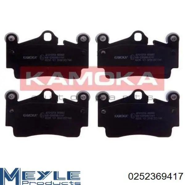 95535293901 Porsche колодки тормозные задние дисковые