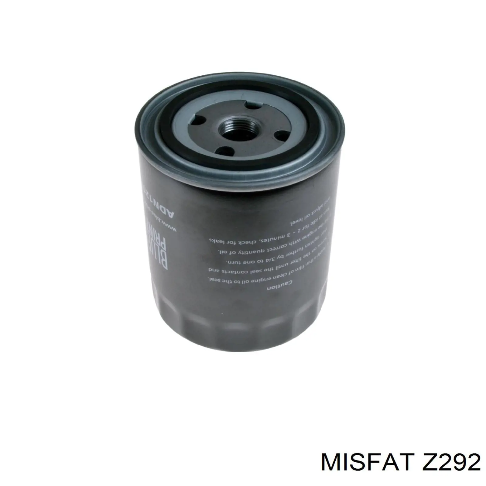 Z292 Misfat Фильтр масляный