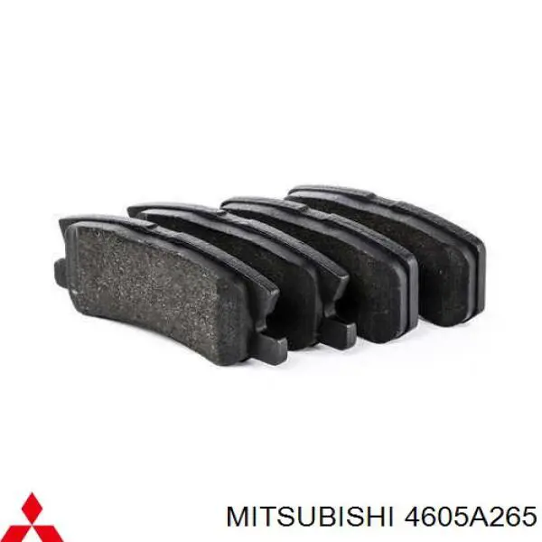 4605A265 Mitsubishi задние колодки