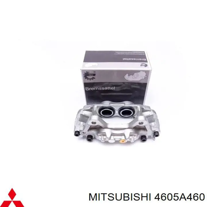 4605B706 Mitsubishi суппорт тормозной задний правый