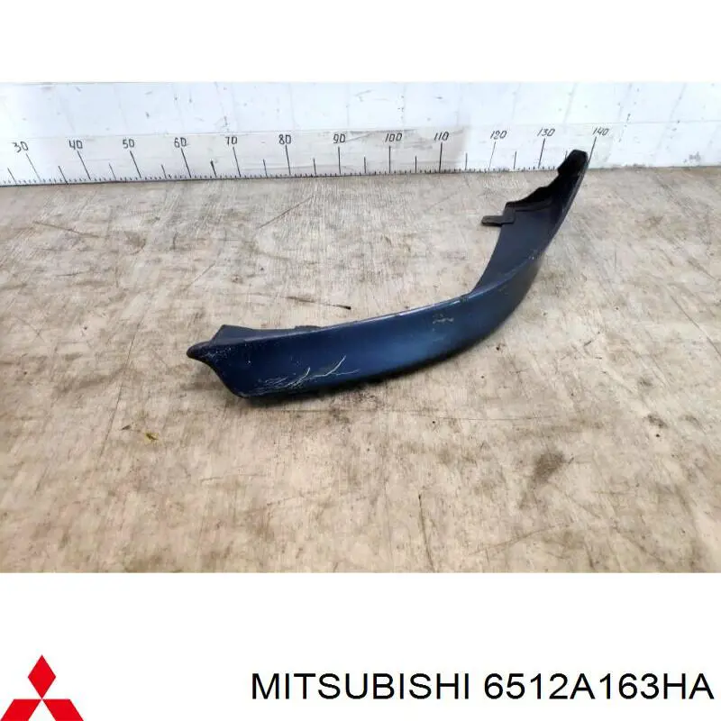 6512A163HA Mitsubishi спойлер переднего бампера левый