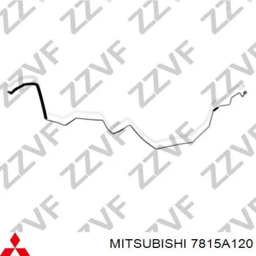 7815A120 Mitsubishi шланг кондиционера, от радиатора к испарителю