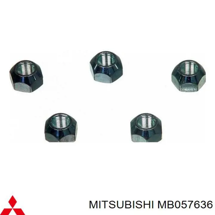 MB057636 Mitsubishi гайка колесная