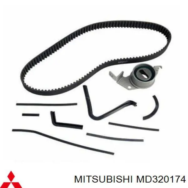 MD320174 Mitsubishi Ролик натяжителя ремня ГРМ