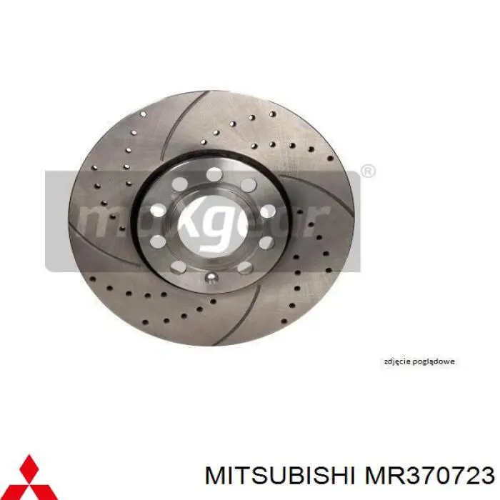 MR370723 Mitsubishi диск тормозной передний