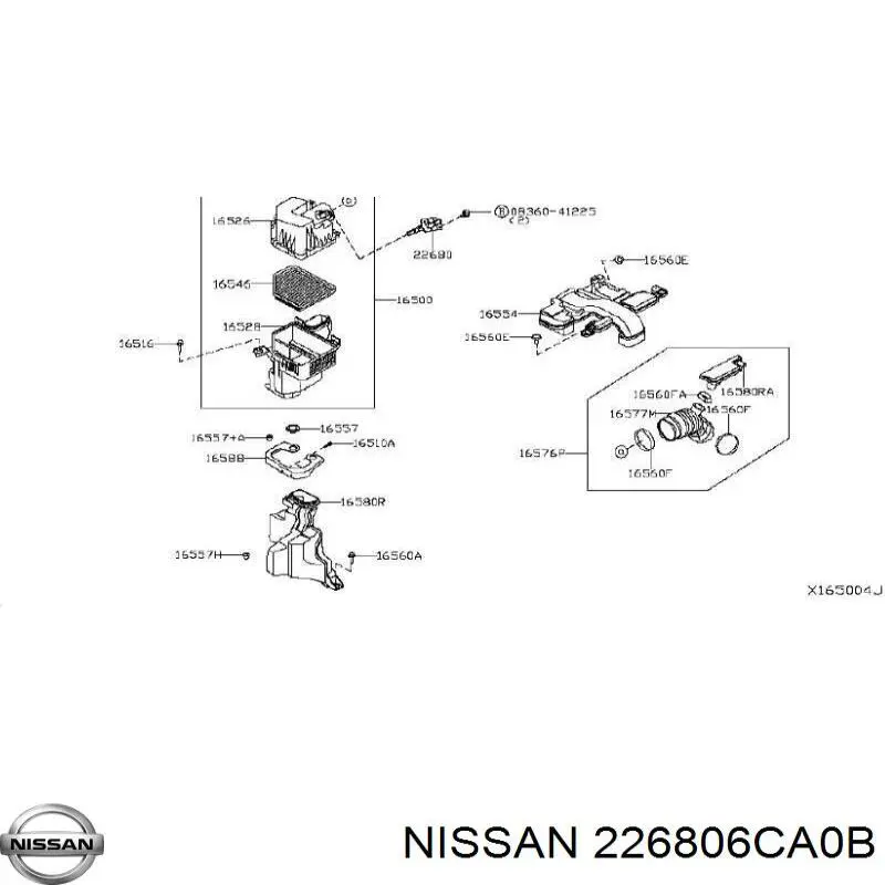 226806CA0B Nissan сравнить цены на Автопро