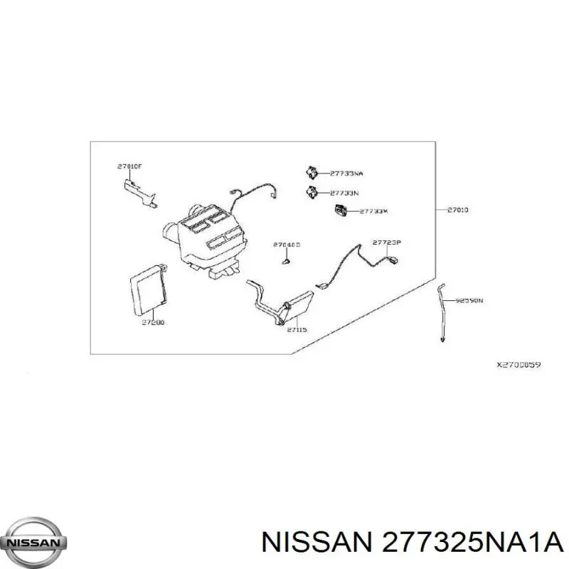 277325NA1A Nissan сравнить цены на Автопро