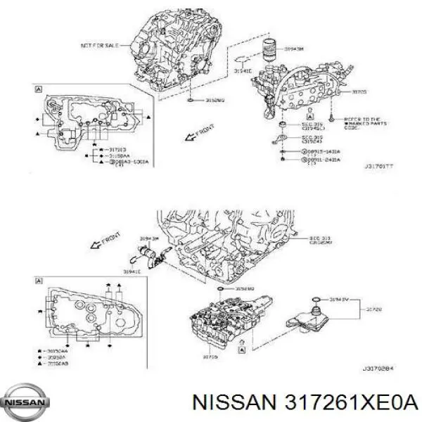 317261XE0A Nissan/Infiniti Фильтр АКПП