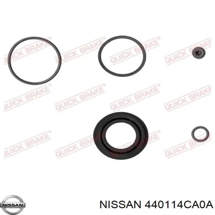 440114CA0A Nissan/Infiniti Суппорт тормозной задний левый