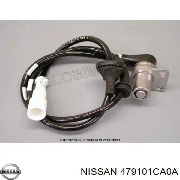 479101CA0A Nissan/Infiniti Датчик АБС (ABS) передний