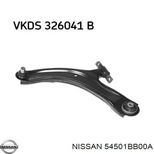 54501BB00A Nissan/Infiniti Рычаг передней подвески нижний левый