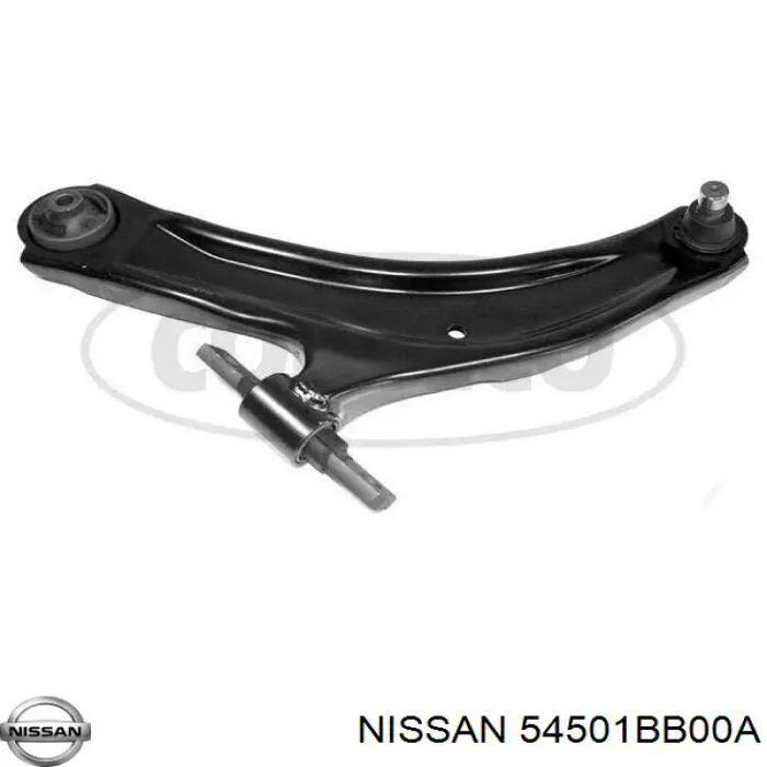 54501BB00A Nissan/Infiniti Рычаг передней подвески нижний левый
