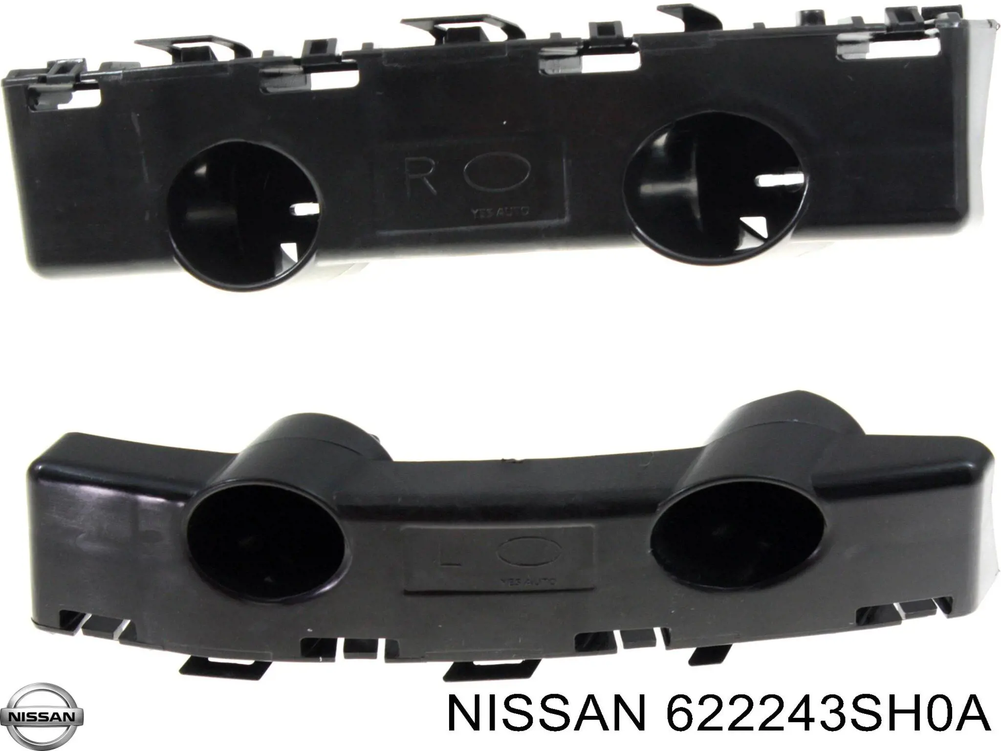 622243SH0A Nissan/Infiniti кронштейн бампера переднего правый