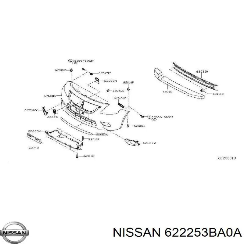 622253BA0A Nissan сравнить цены на Автопро