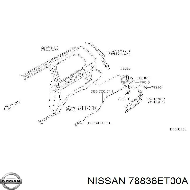 78836-ET00A Nissan/Infiniti - купить недорого в Украине