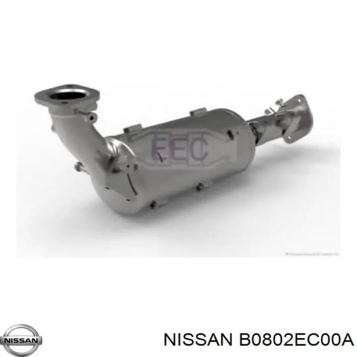 B0802EC00A Nissan/Infiniti Сажевый фильтр системы отработавших газов