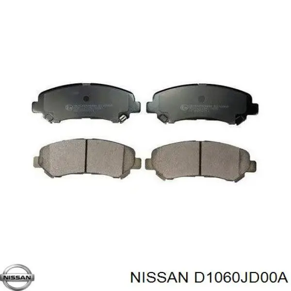 D1060JD00A Nissan/Infiniti Колодки тормозные передние дисковые