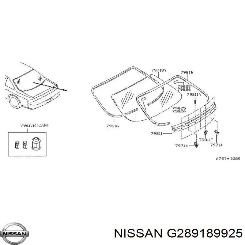 G289189925 Nissan/Infiniti сравнить цены на Автопро