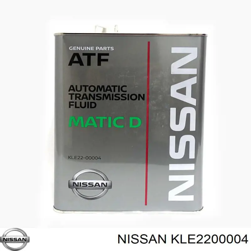 Масло трансмиссионное Nissan/Infiniti ATF Matic Fluid D 4 л KLE2200004 ...