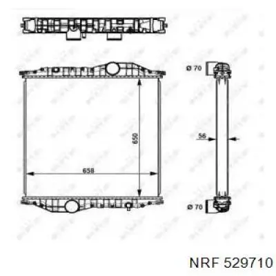 CR 2586 000S Mahle Original радиатор охлаждения двигателя
