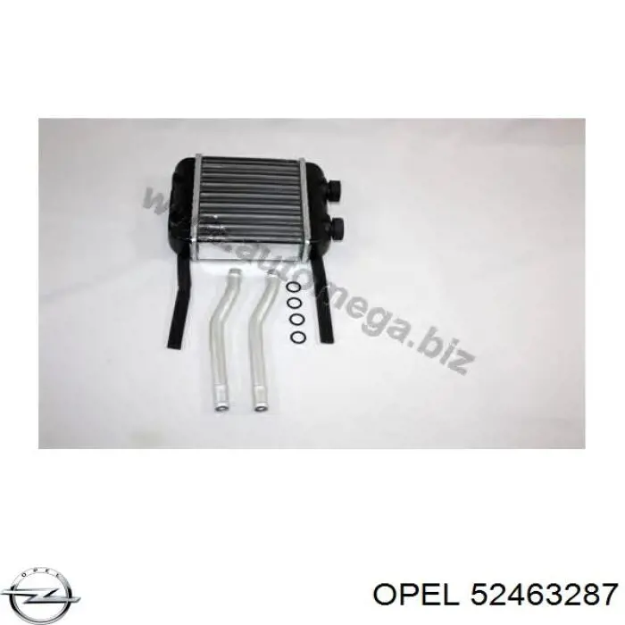 52463287 Opel Радиатор печки (отопителя)