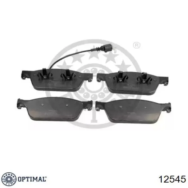 12545 Optimal колодки тормозные передние дисковые