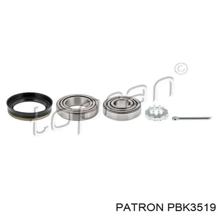 PBK3519 Patron подшипник ступицы передней наружный