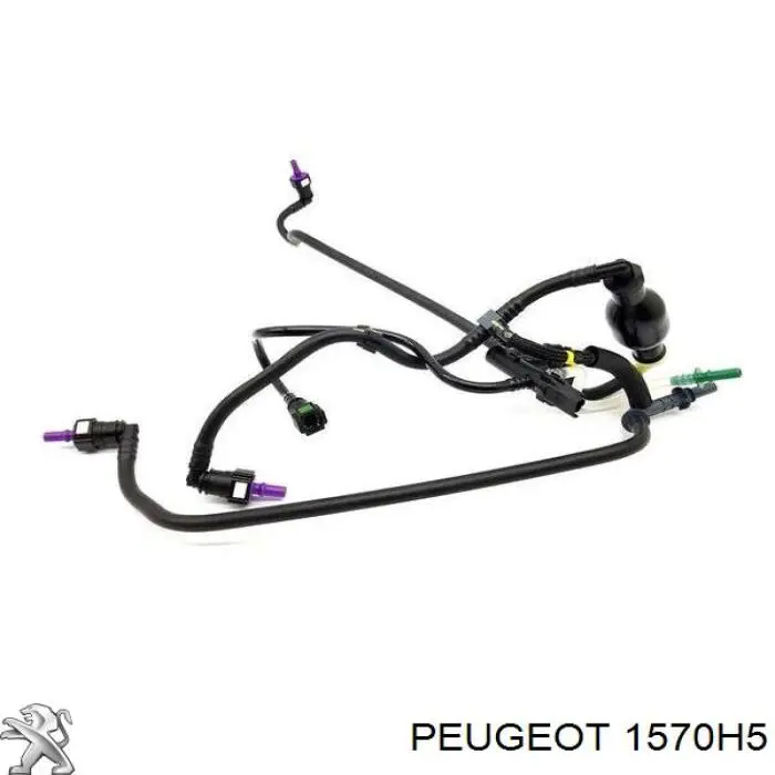 1570H5 Peugeot/Citroen Трубка топливная, от ТНВД к топливной рейке