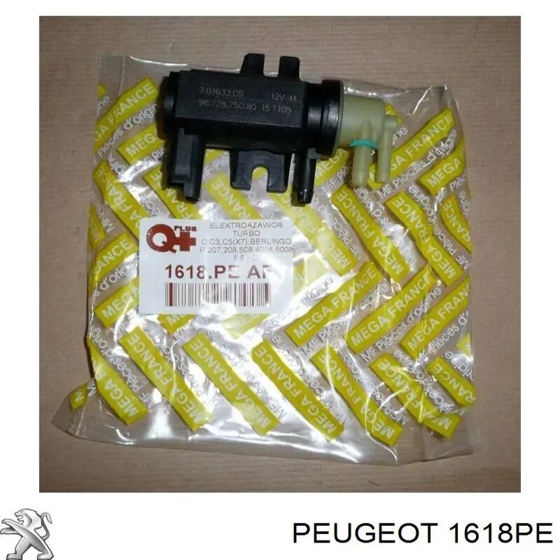 9672875080 Ford Клапан преобразователь давления наддува (соленоид)