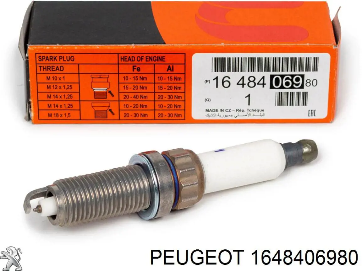 1648406980 Peugeot/Citroen Свеча зажигания