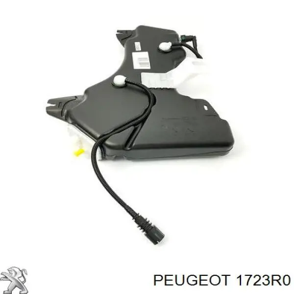1723R0 Peugeot/Citroen proteção (tela térmica de tubo coletor de escape ...