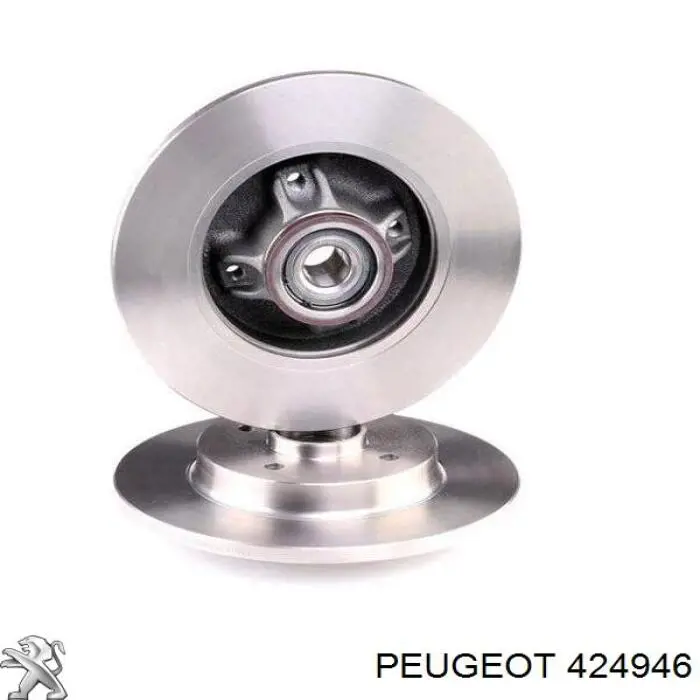 424946 Peugeot/Citroen Диск тормозной задний