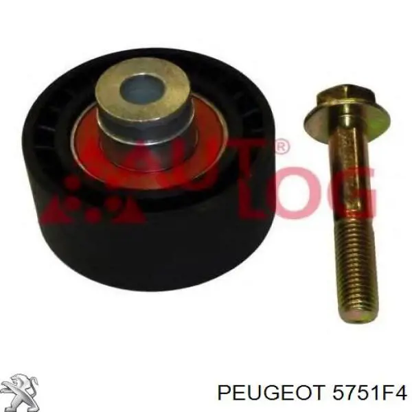 5751 F4 Peugeot/Citroen Ролик приводного ремня паразитный