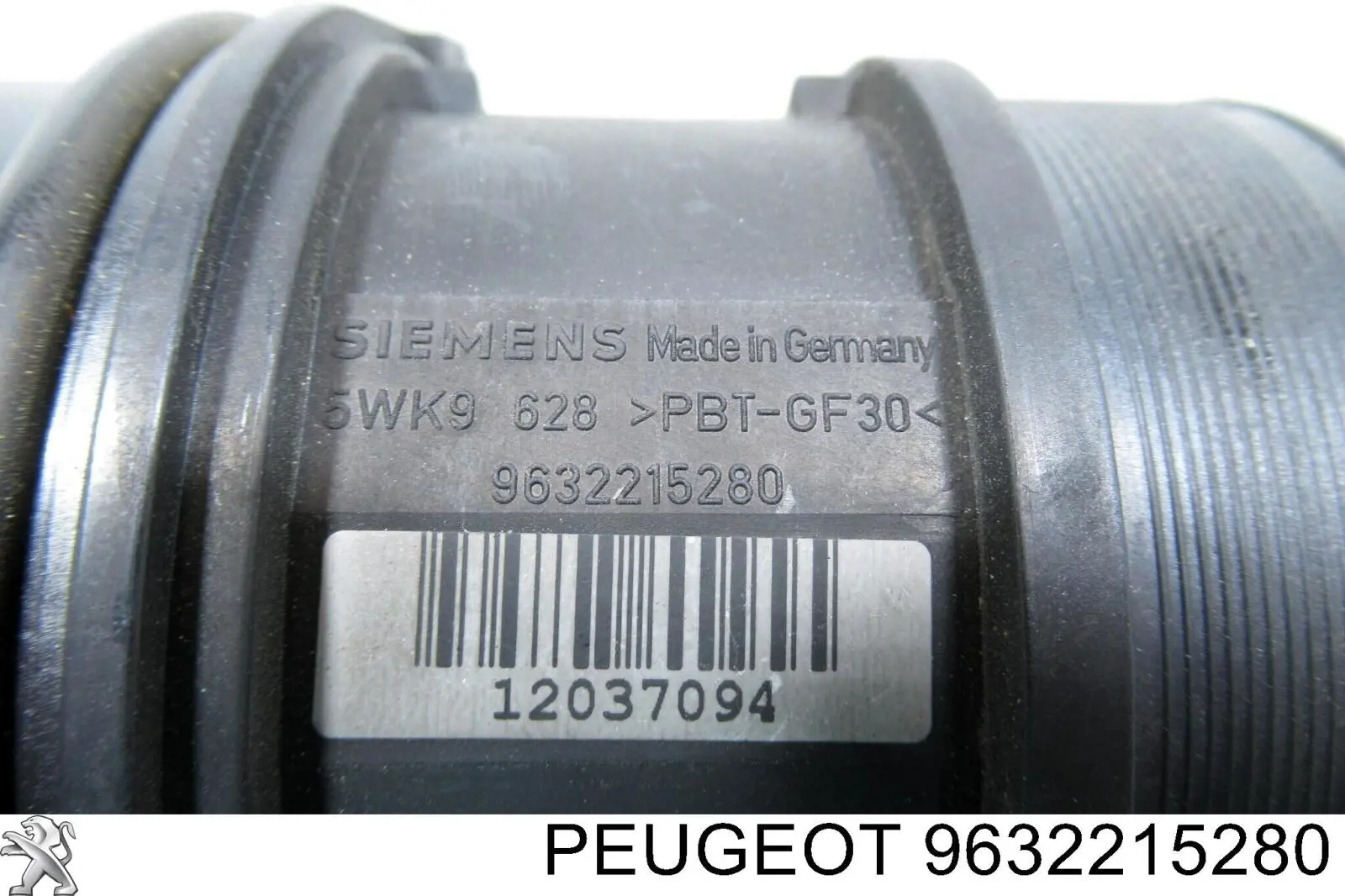 9632215280 Peugeot/Citroen датчик массового расхода воздуха