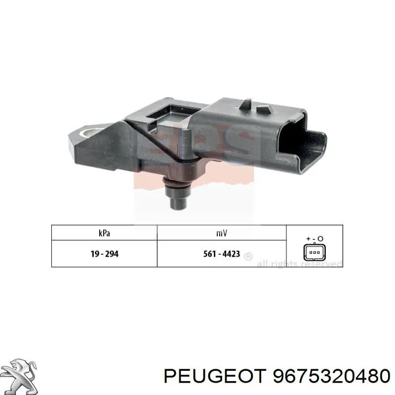 1993337 EPS датчик вакууму