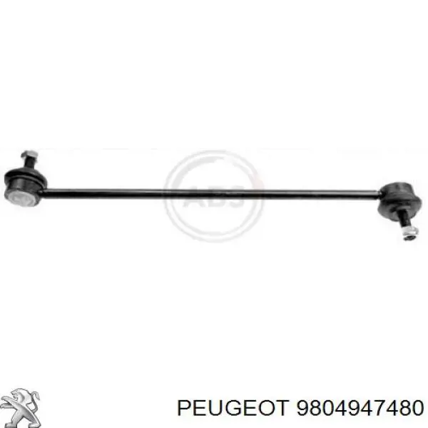 9804947480 Peugeot/Citroen Стойка стабилизатора переднего