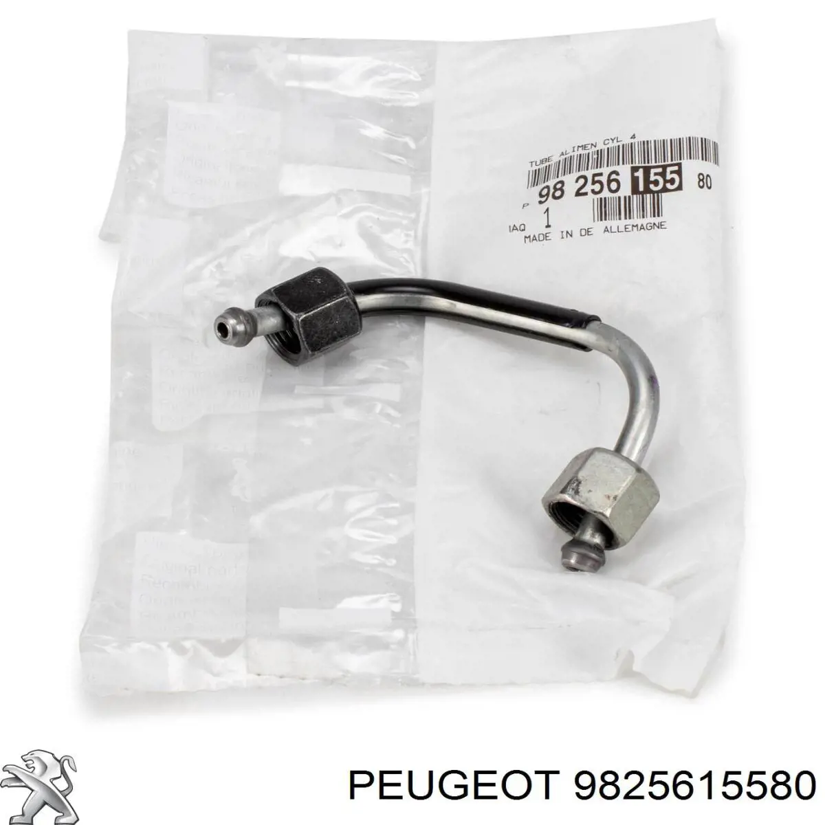 9825615580 Peugeot/Citroen трубка топливная форсунки 4-го цилиндра