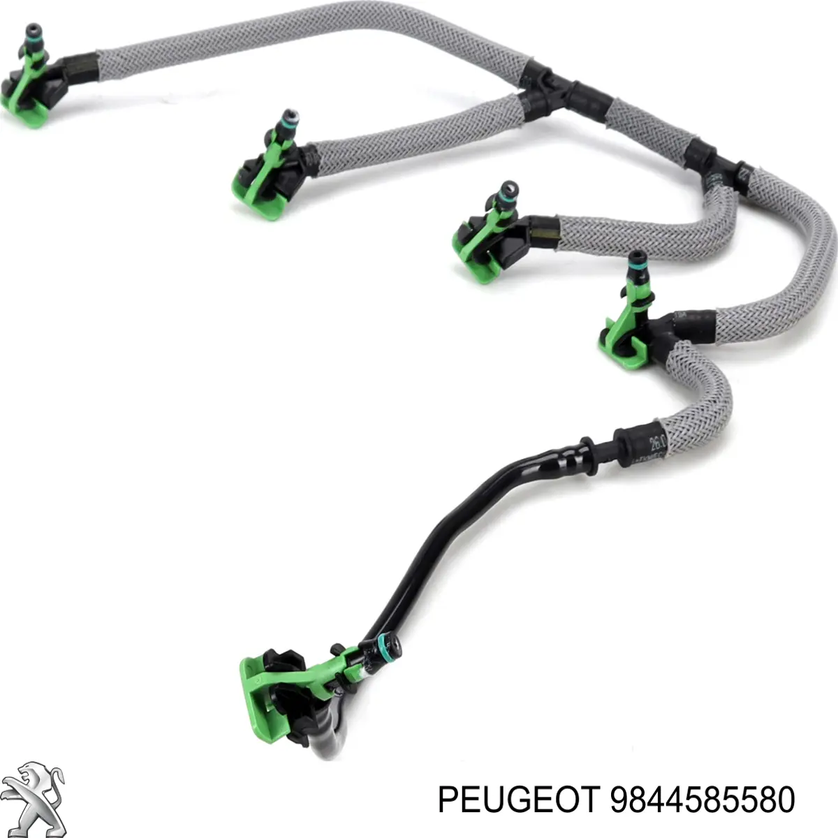 9844585580 Peugeot/Citroen Трубка топливная, обратная от форсунок