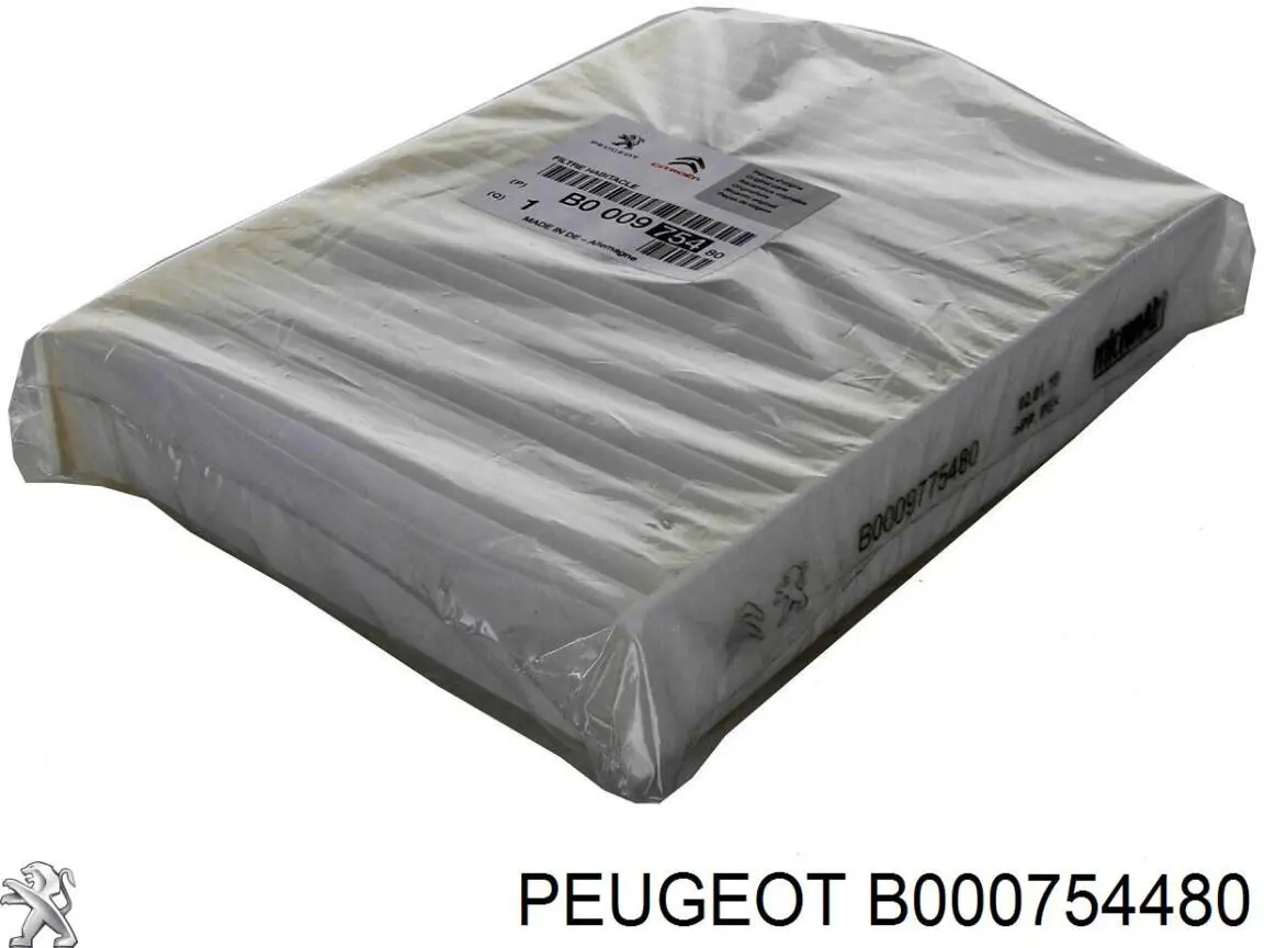 B000754480 Peugeot/Citroen Фильтр воздушный