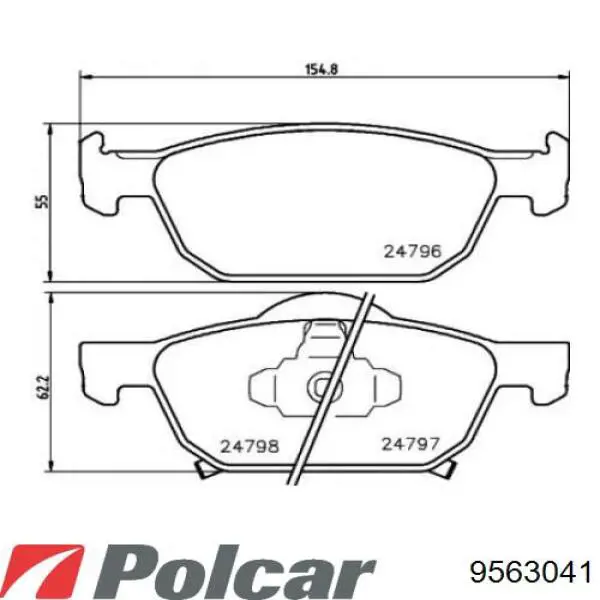 1T0805931A VAG суппорт радиатора левый (монтажная панель крепления фар)